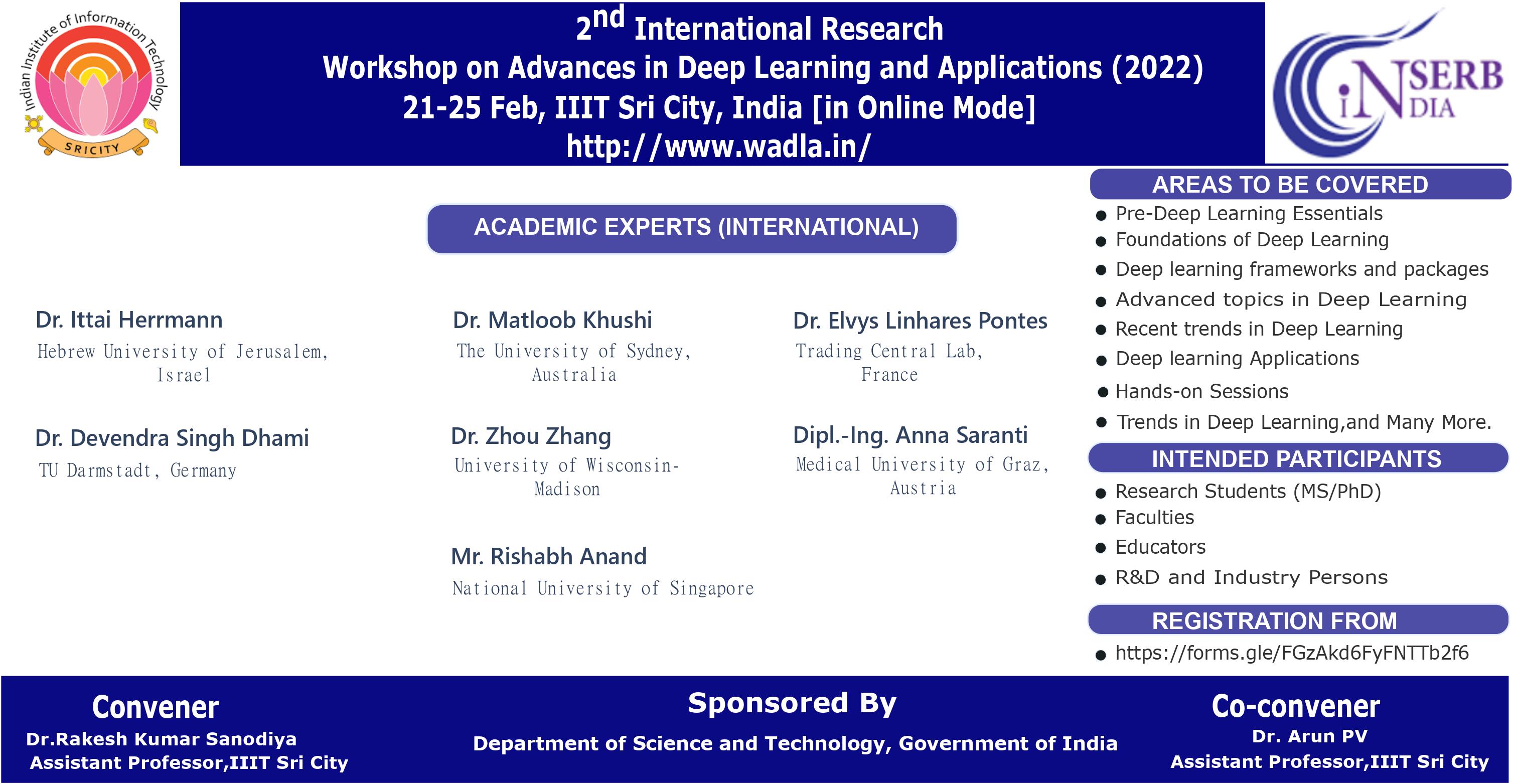 Deep Learning Workshop