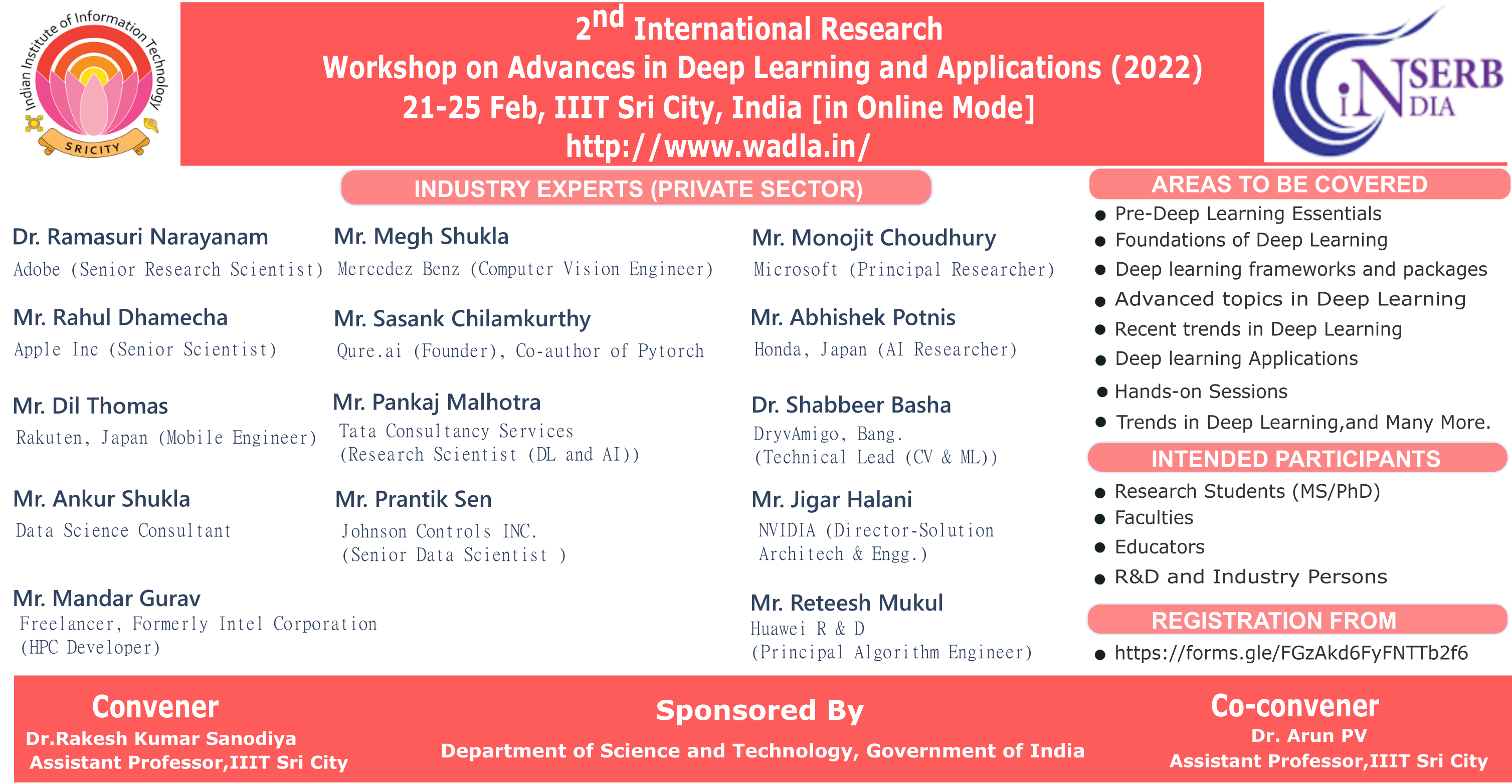 Deep Learning Workshop